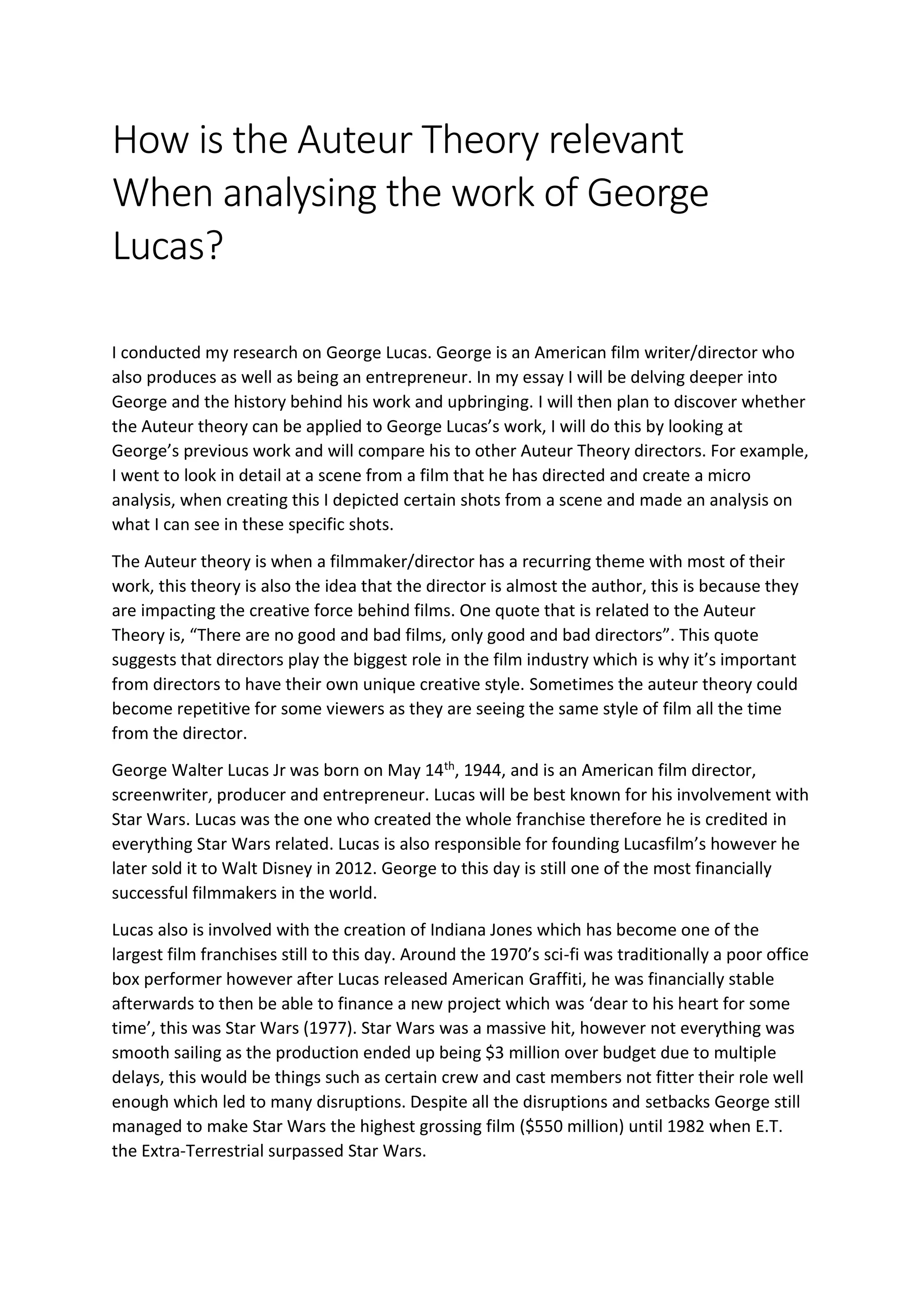 How is the Auteur Theory relevant.docx