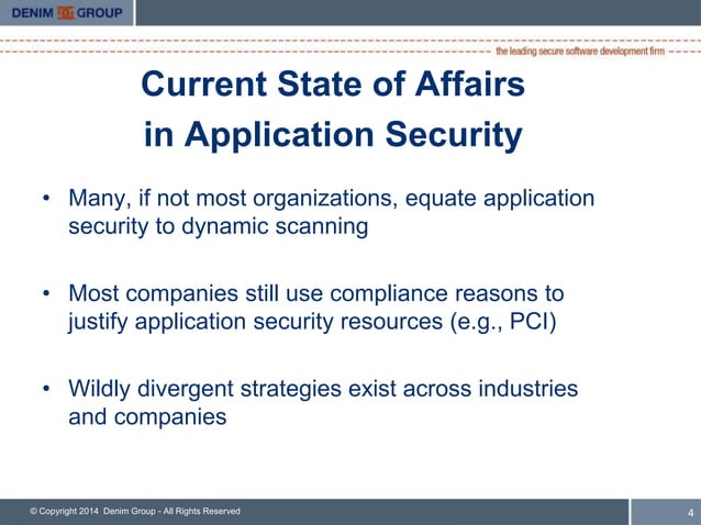 How is Your AppSec Program Doing Compared to Others | PPT