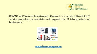 How IT AMC Support Reduce Downtime? | PPT