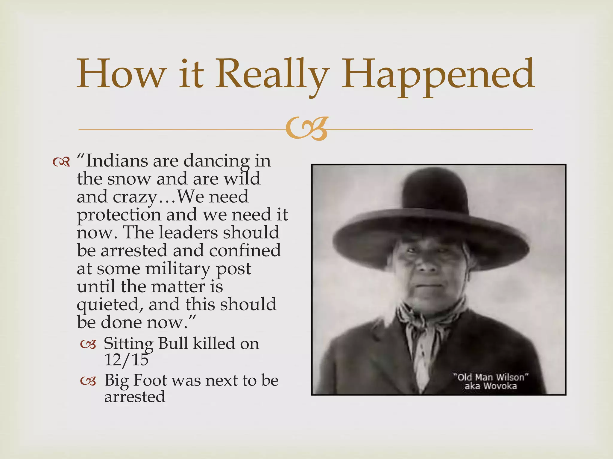 How it really happened | PPT
