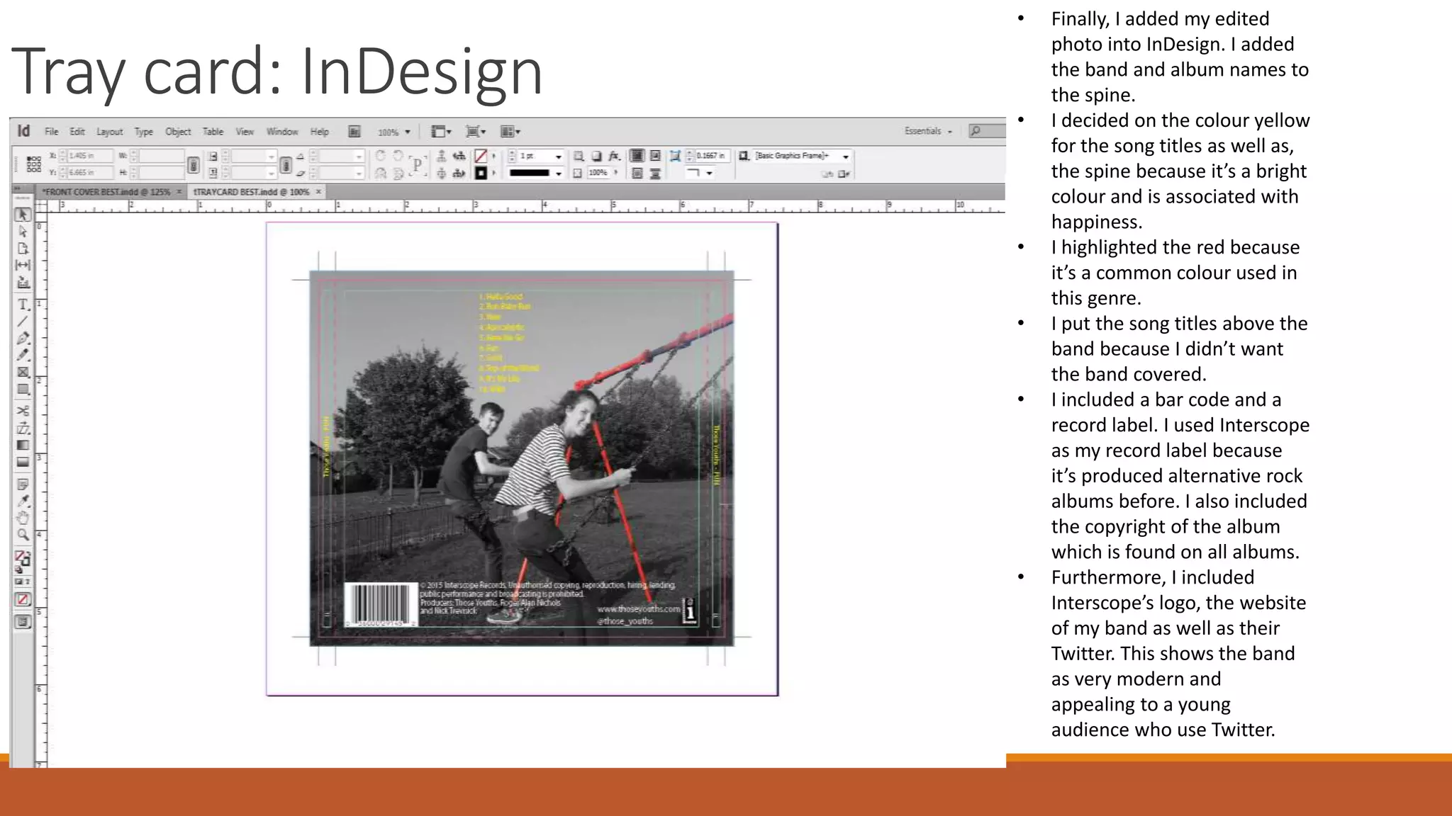 How I made my CD Covers | PPTX