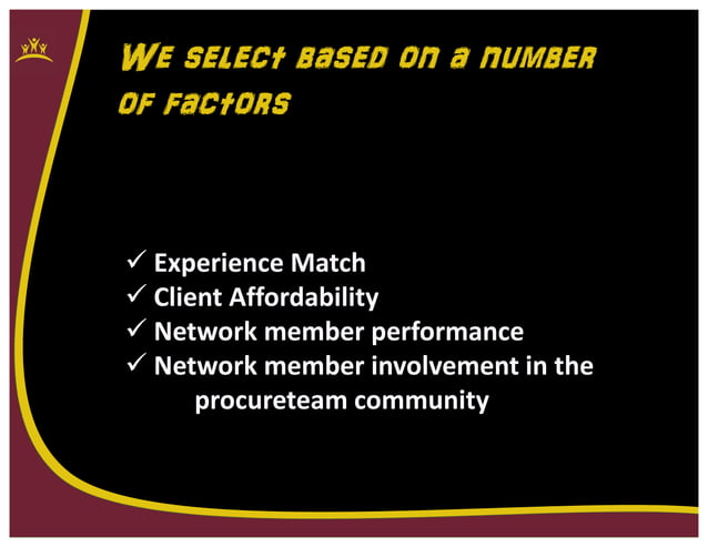 ProcureCrew Network - How it Works | PPT