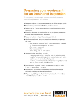 IronPlanet-How It Works | PDF