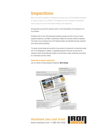 IronPlanet-How It Works | PDF