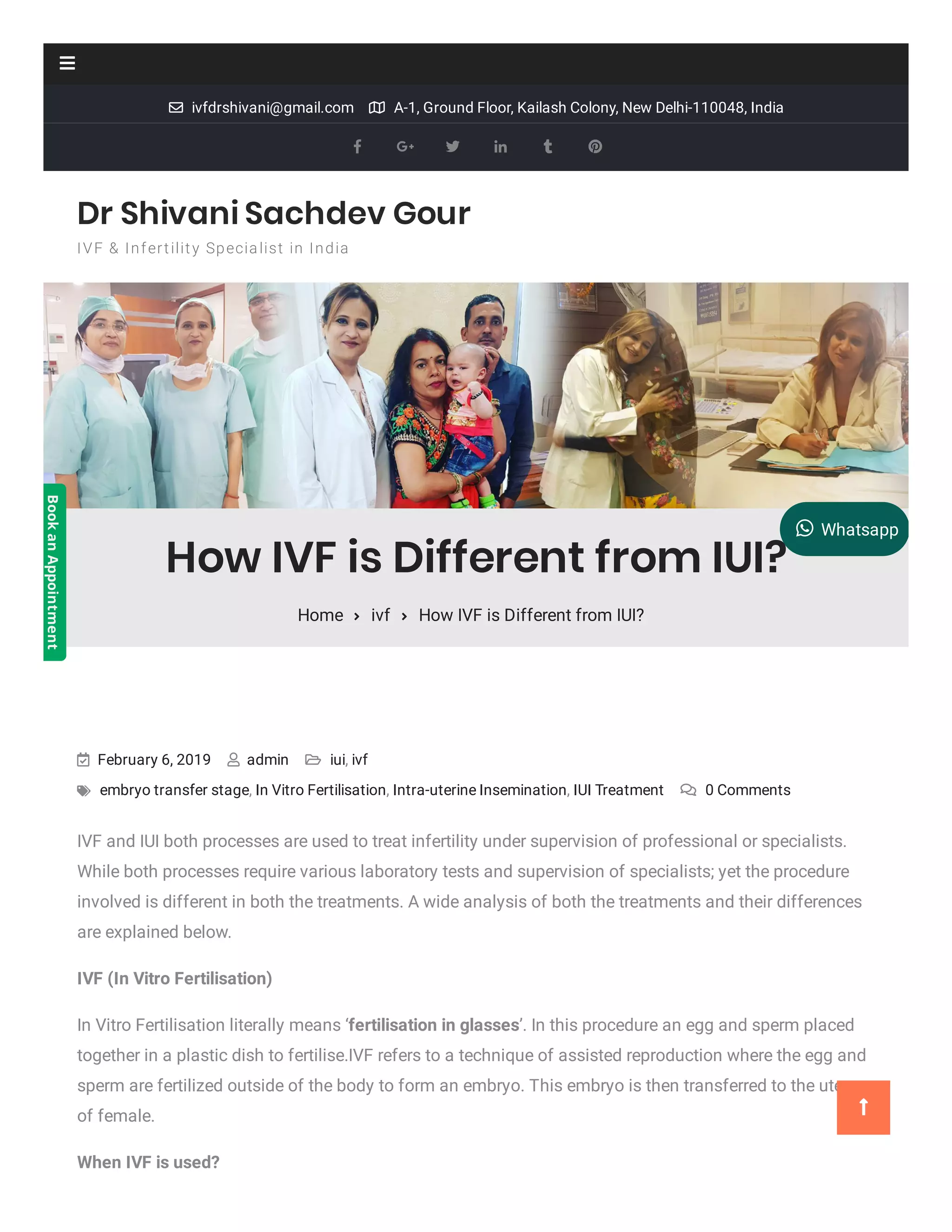 How IVF is Different from IUI? | PDF