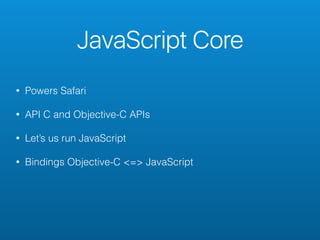 Paw + JavaScript Core Framework | PPT