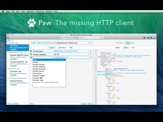 Paw + JavaScript Core Framework | PPT