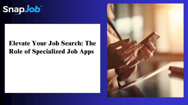 How Job Apps Are Fastly Transforming Careers? | PPT
