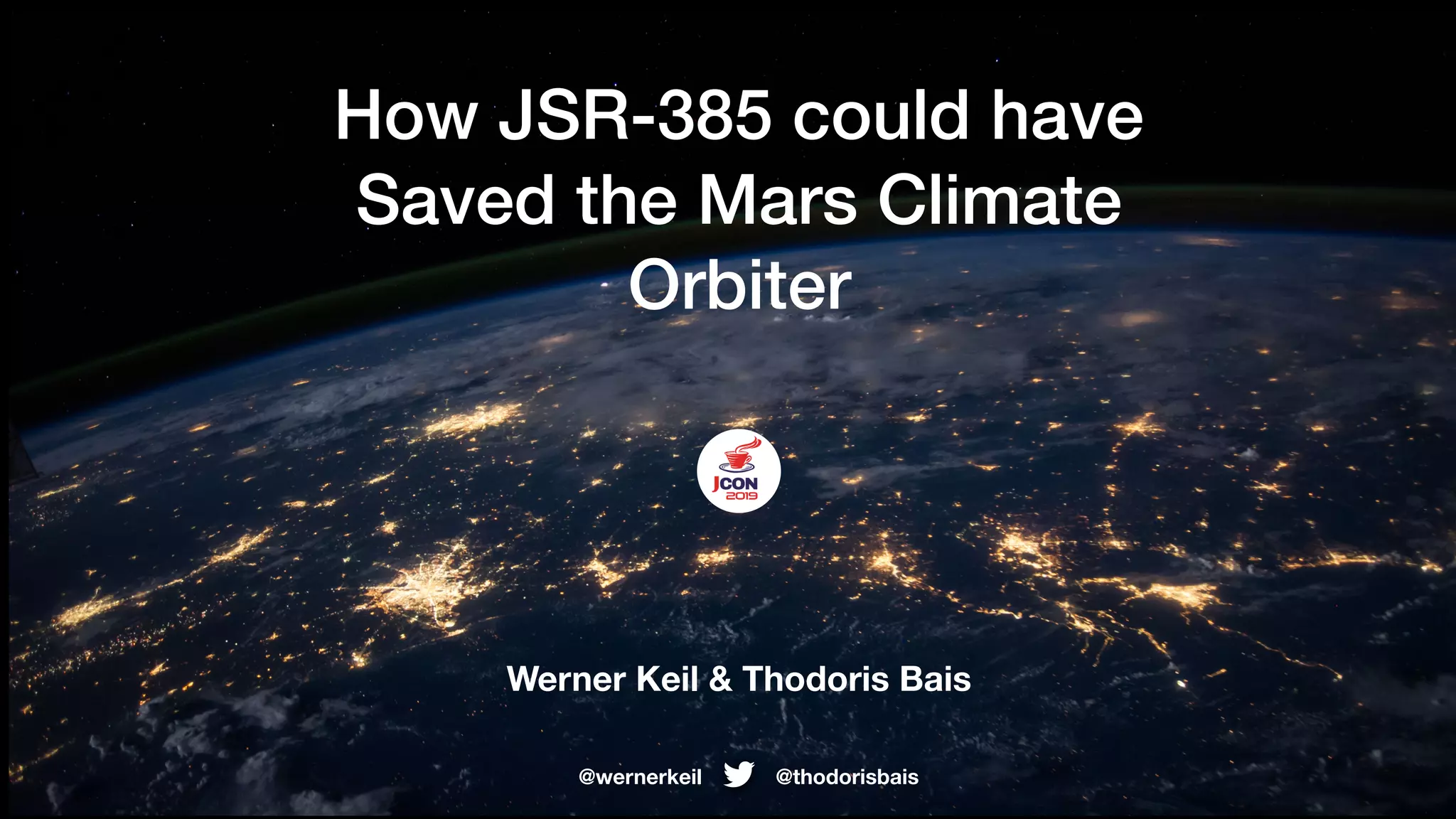 How JSR 385 Could have Saved the Mars Climate Orbiter JCON September 2019 | PPT