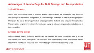 How Jumbo Bags Enhance Bulk Storage and Transportation .pptx