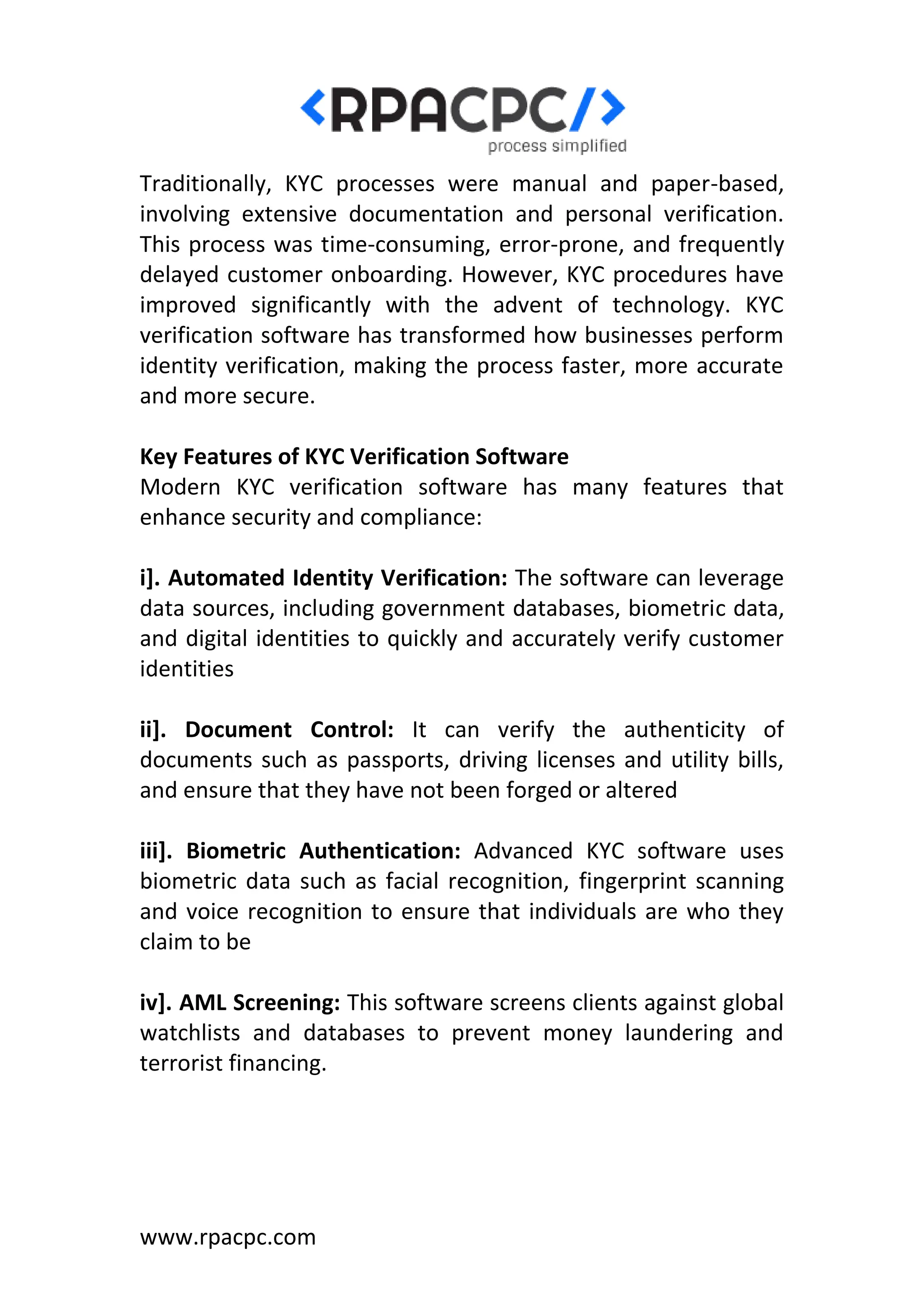 How KYC Verification Software Enhances Security and Compliance.docx