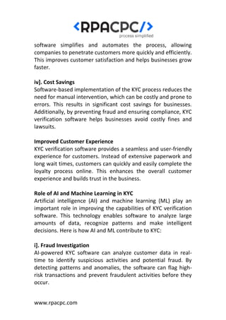 How KYC Verification Software Enhances Security and Compliance.docx
