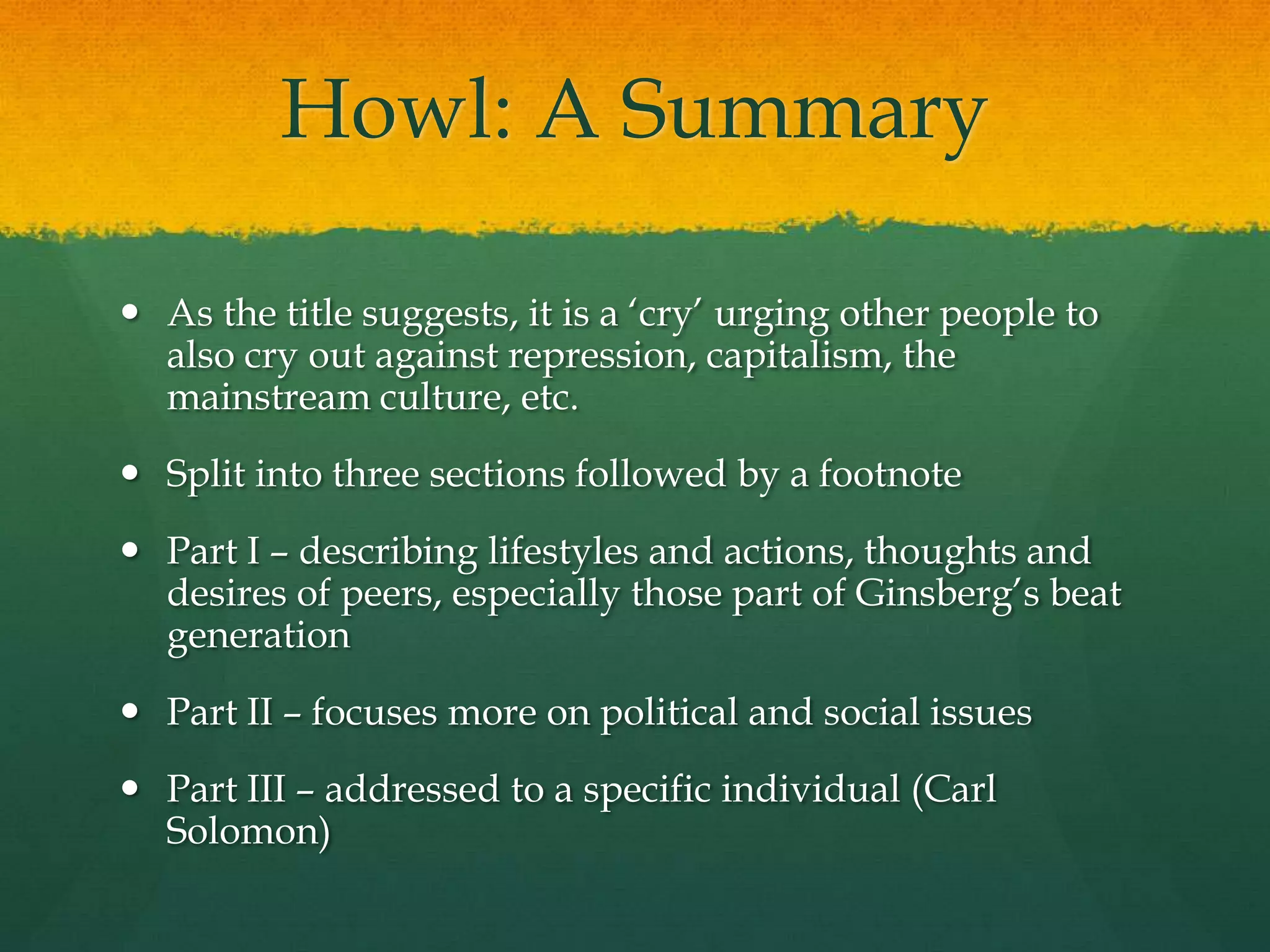 Howl | PPTX