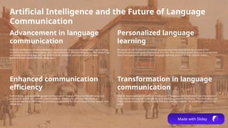 how language evolved through the time and the role of technology in the ...