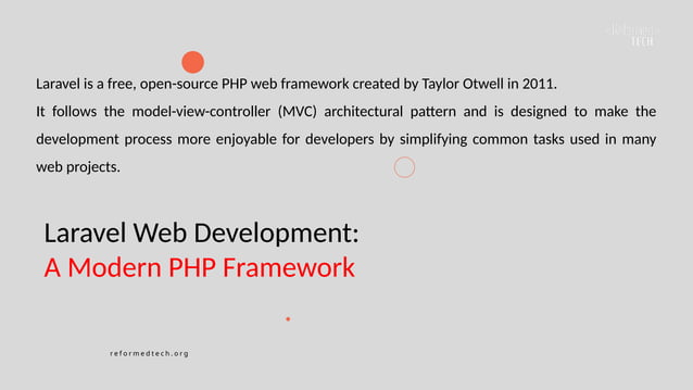 How Laravel framework is shaping the future.pptx