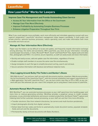 How Laserfiche Works For Lawyers | PDF | Desktop Publishing | Computer ...