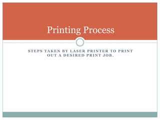 How laser printers work | PPTX