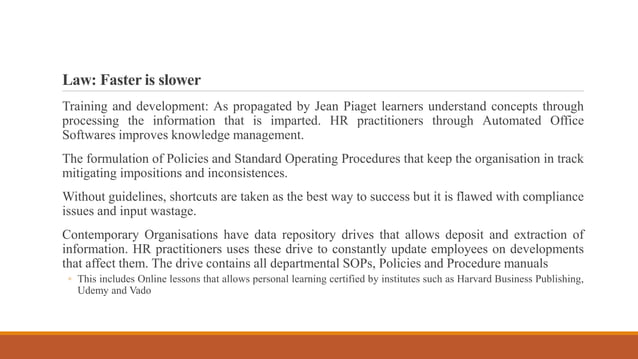 How laws of systems thinking shaped hr practice | PPT