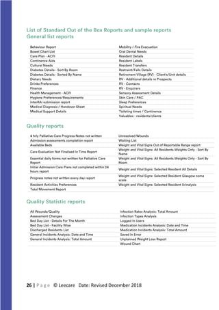 How Leecare meets the 2019 Aged Care Quality Standards | PDF
