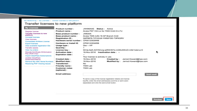 Como funcionan las licencias en ArubaOS8 | PDF