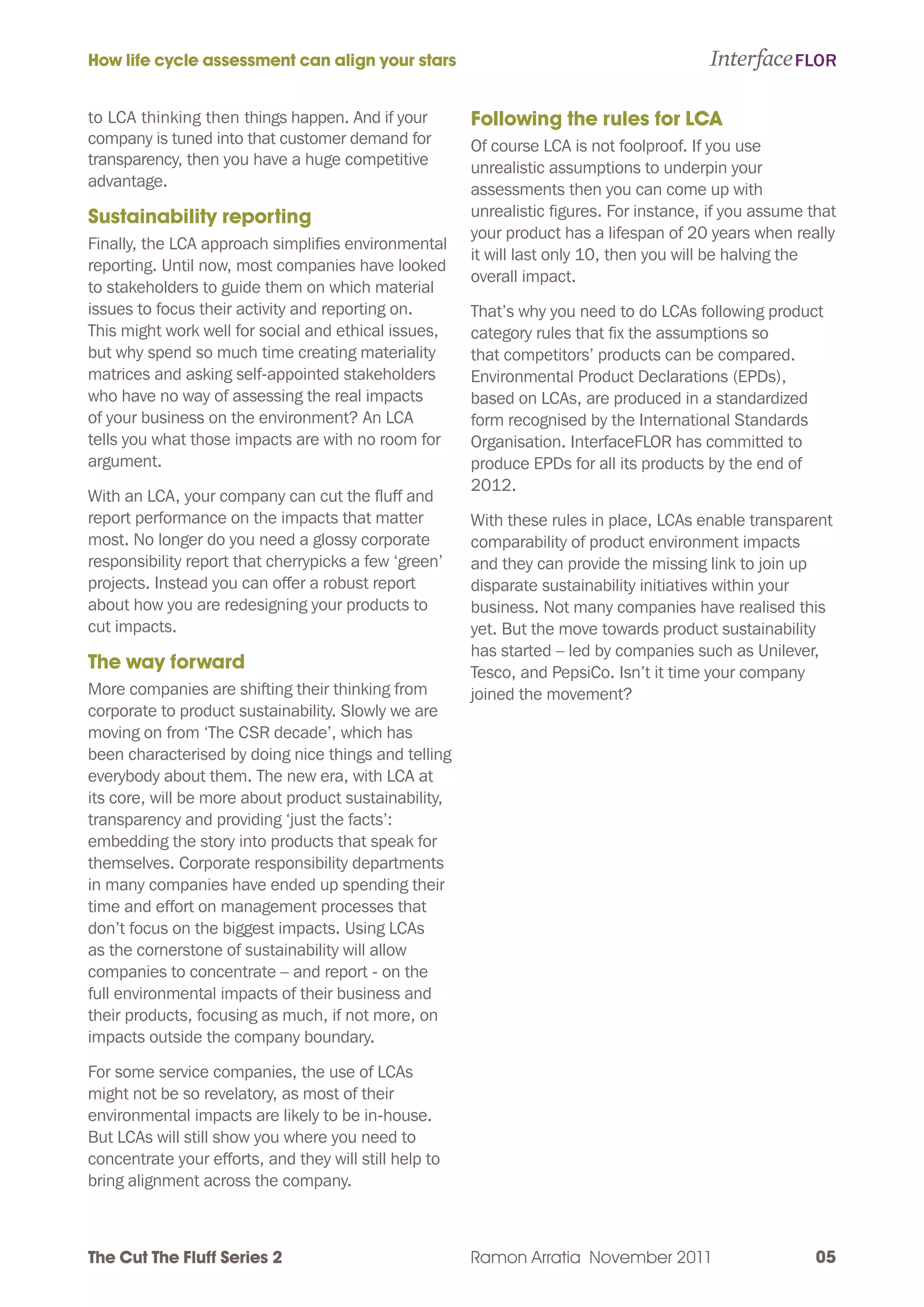 How life cycle assessment can align your stars | PDF