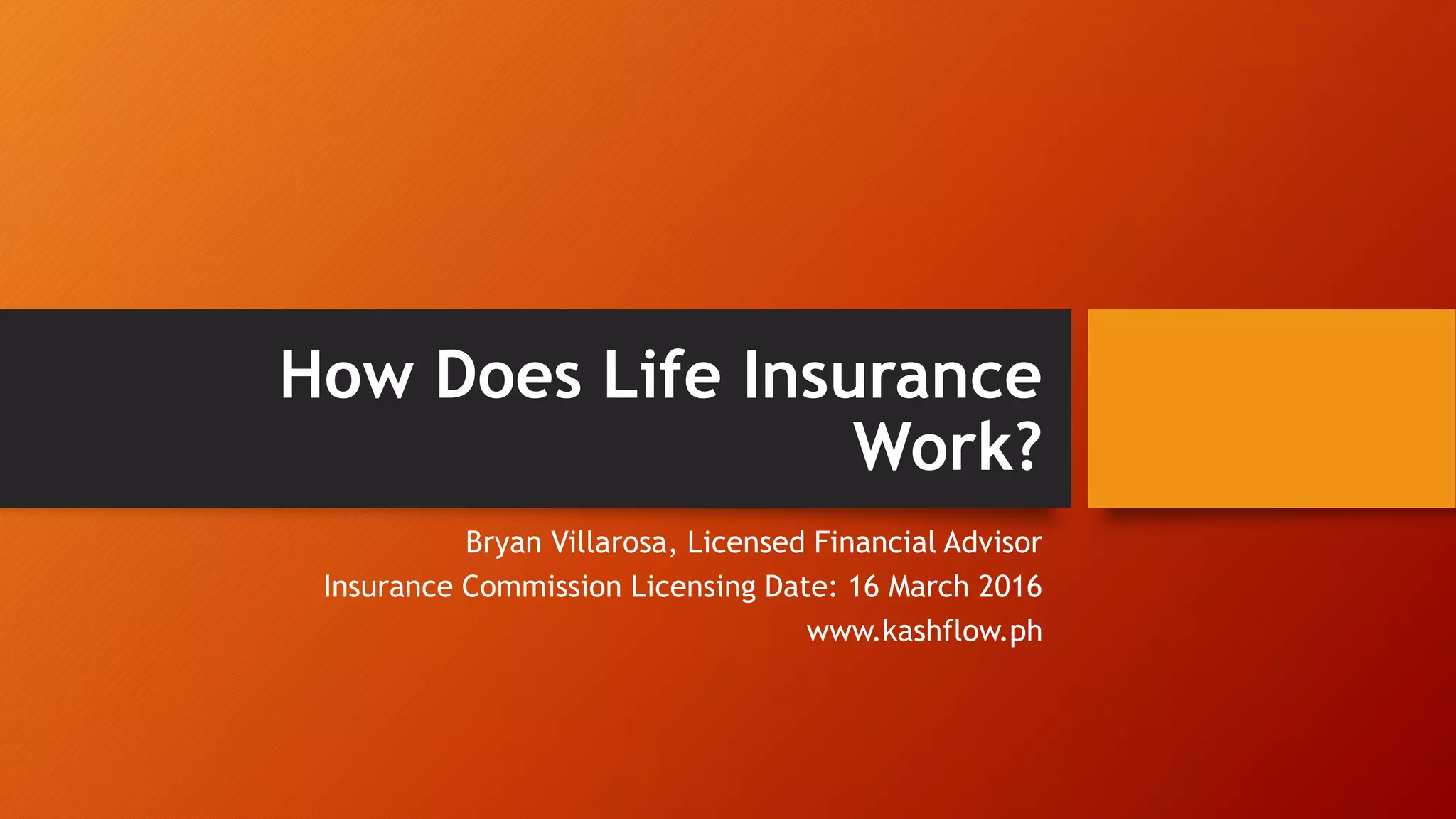 How Life Insurance Works.pptx