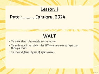 How Light Travels.ppt - Year 6 science presentation | PPT