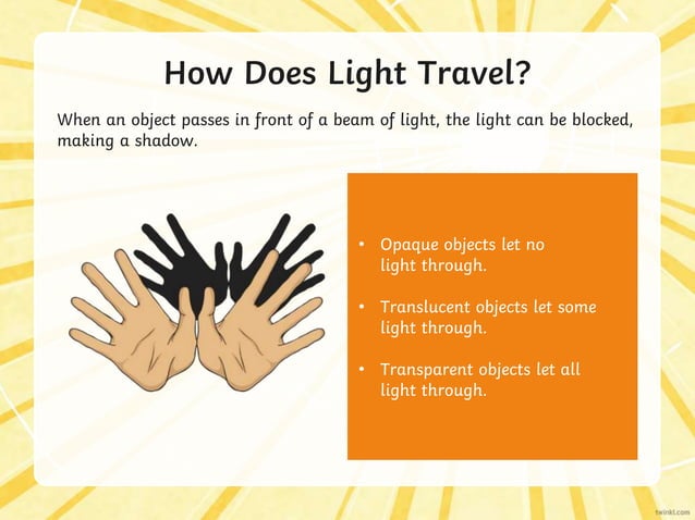 How Light Travels.ppt - Year 6 science presentation | PPT | Physics ...