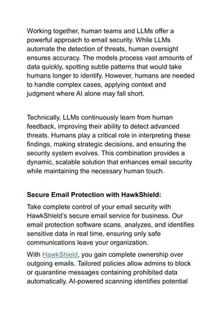 How LLM-Powered Email Protection Are the Ultimate Defense Against ...