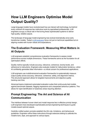 How LLM Engineers Optimise Model Output Quality.pdf