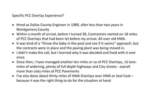 How Local Agencies Decide to Use PCC Overlays