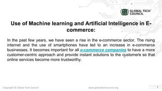 How machine learning & artificial intelligence implement in e commerce | PPT