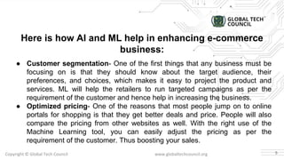 How machine learning & artificial intelligence implement in e commerce ...
