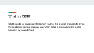 How many hosts are there in /24 CIDR | PPT