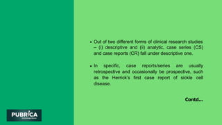 How many patients does case series should have in comparison to case ...