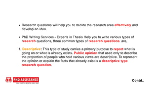 How Many Research Questions is Enough For a Quality Dissertation ...