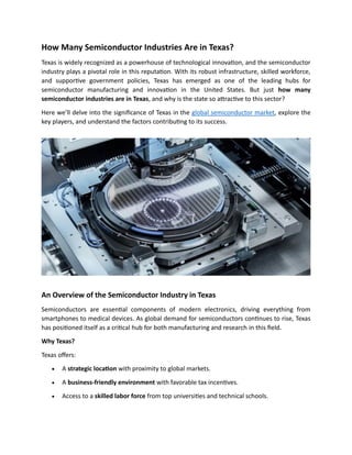 How Many Semiconductor Industry are in Texas.pdf