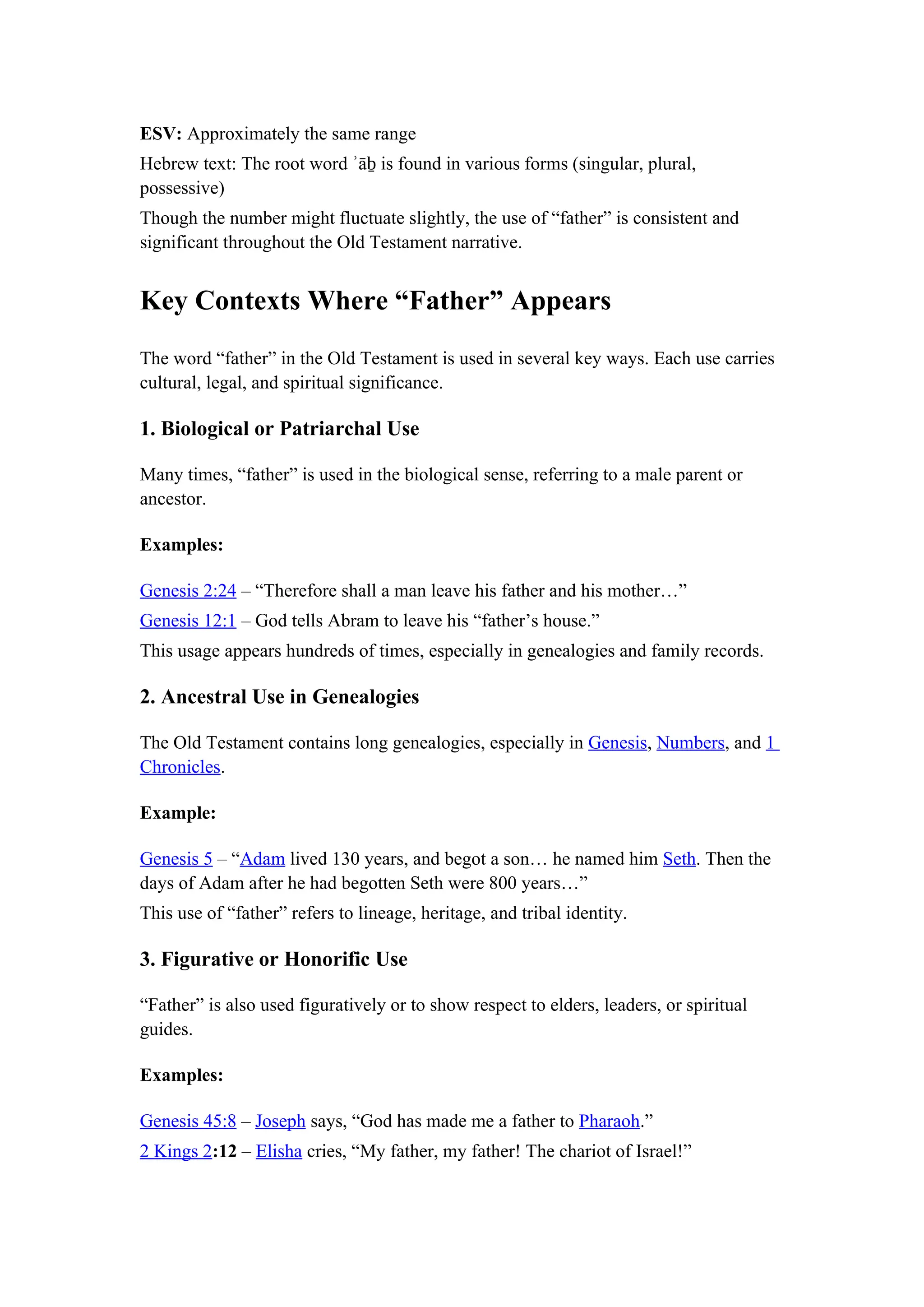 How Many Times Is ‘Father’ Used in the Old Testament.docx