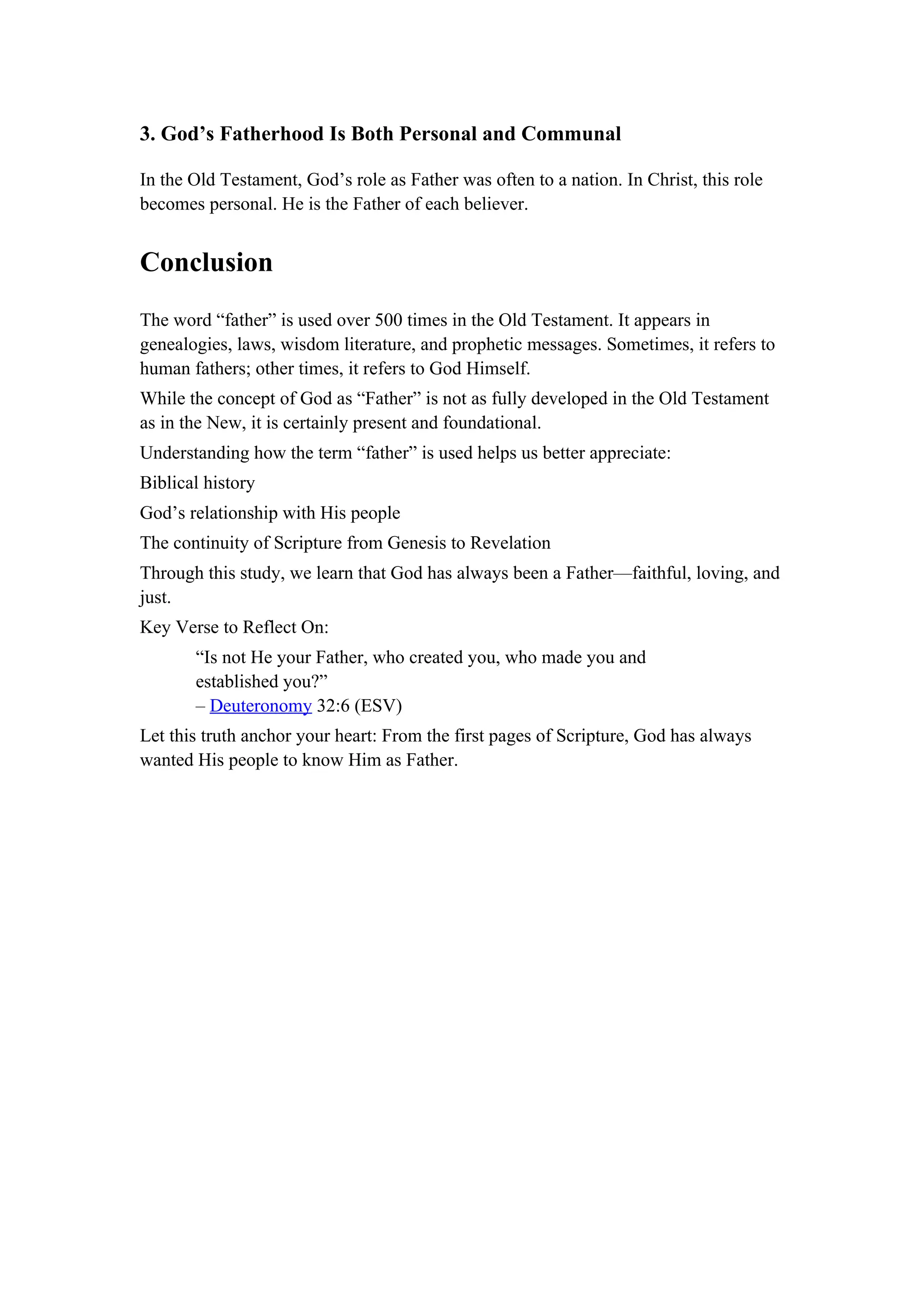 How Many Times Is ‘Father’ Used in the Old Testament.docx