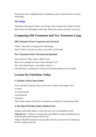 How Many Times Is ‘Father’ Used in the Old Testament.docx