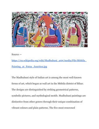 How many types of Indian paintings are there? | PDF