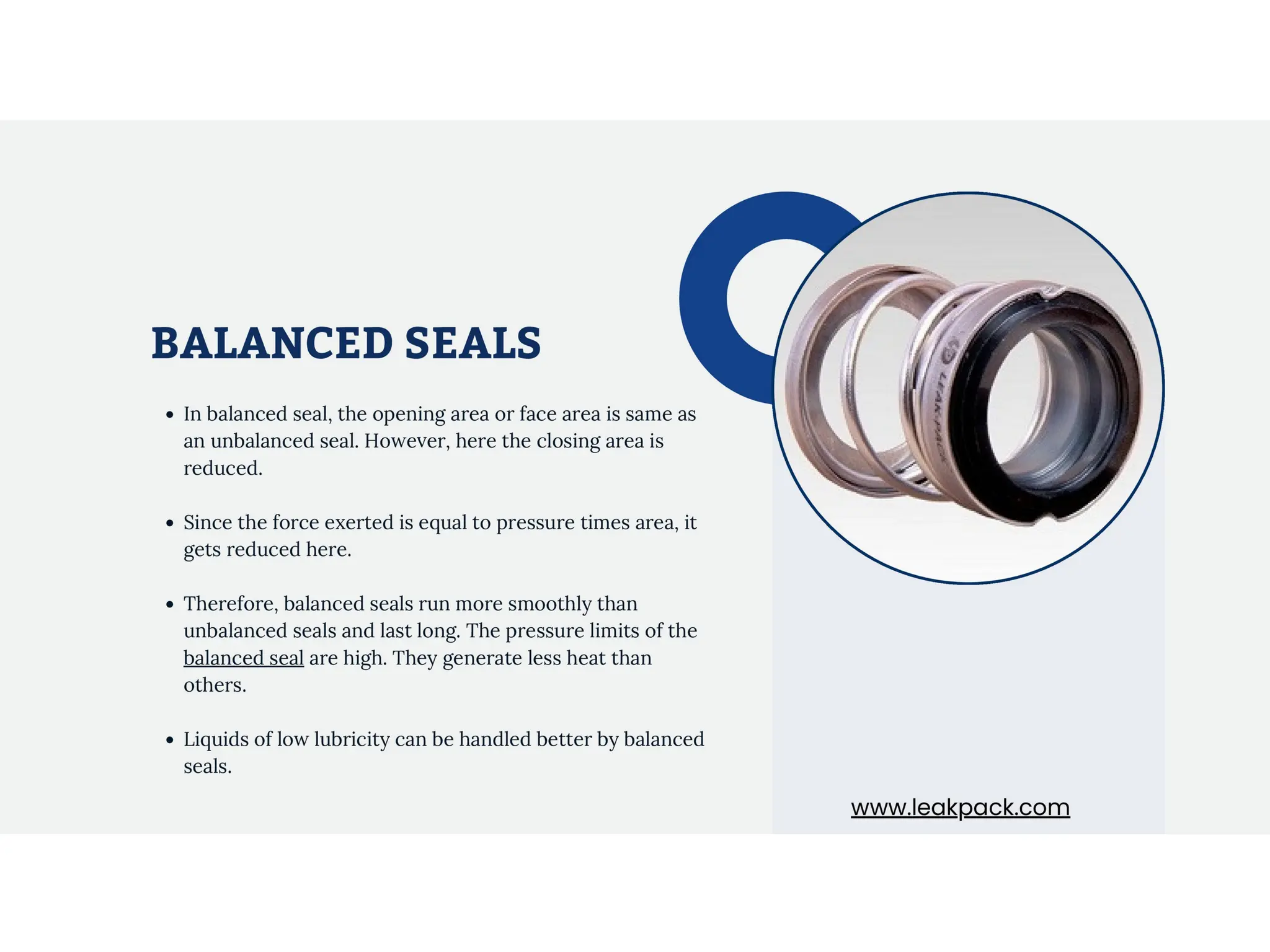 How many types of mechanical seals? | LEAK-PACK | PPTX