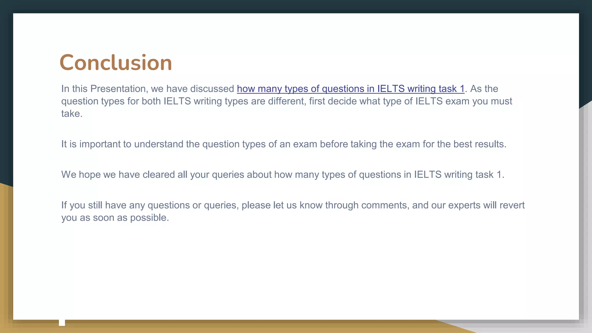 How Many Types Of Questions In IELTS Writing Task 1.pptx