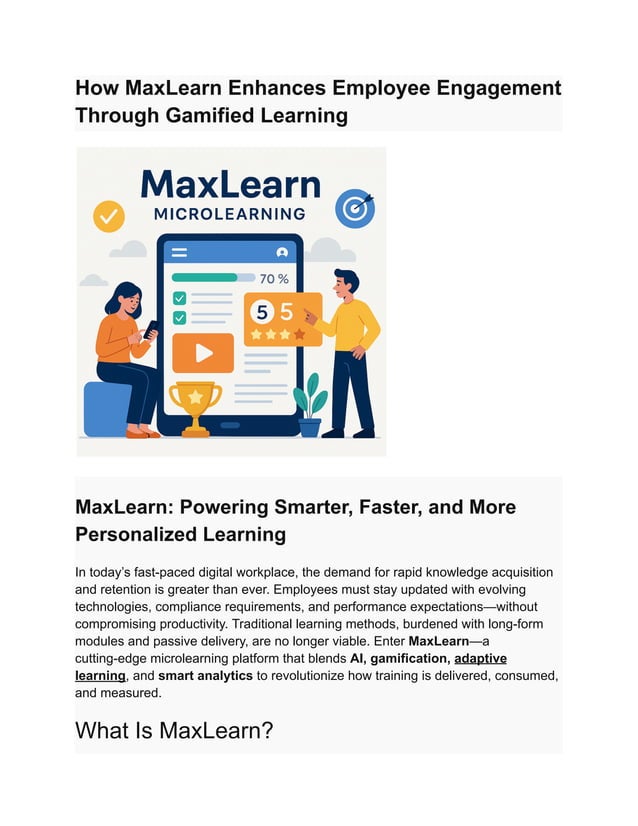 How MaxLearn Enhances Employee Engagement Through Gamified Learning.pdf