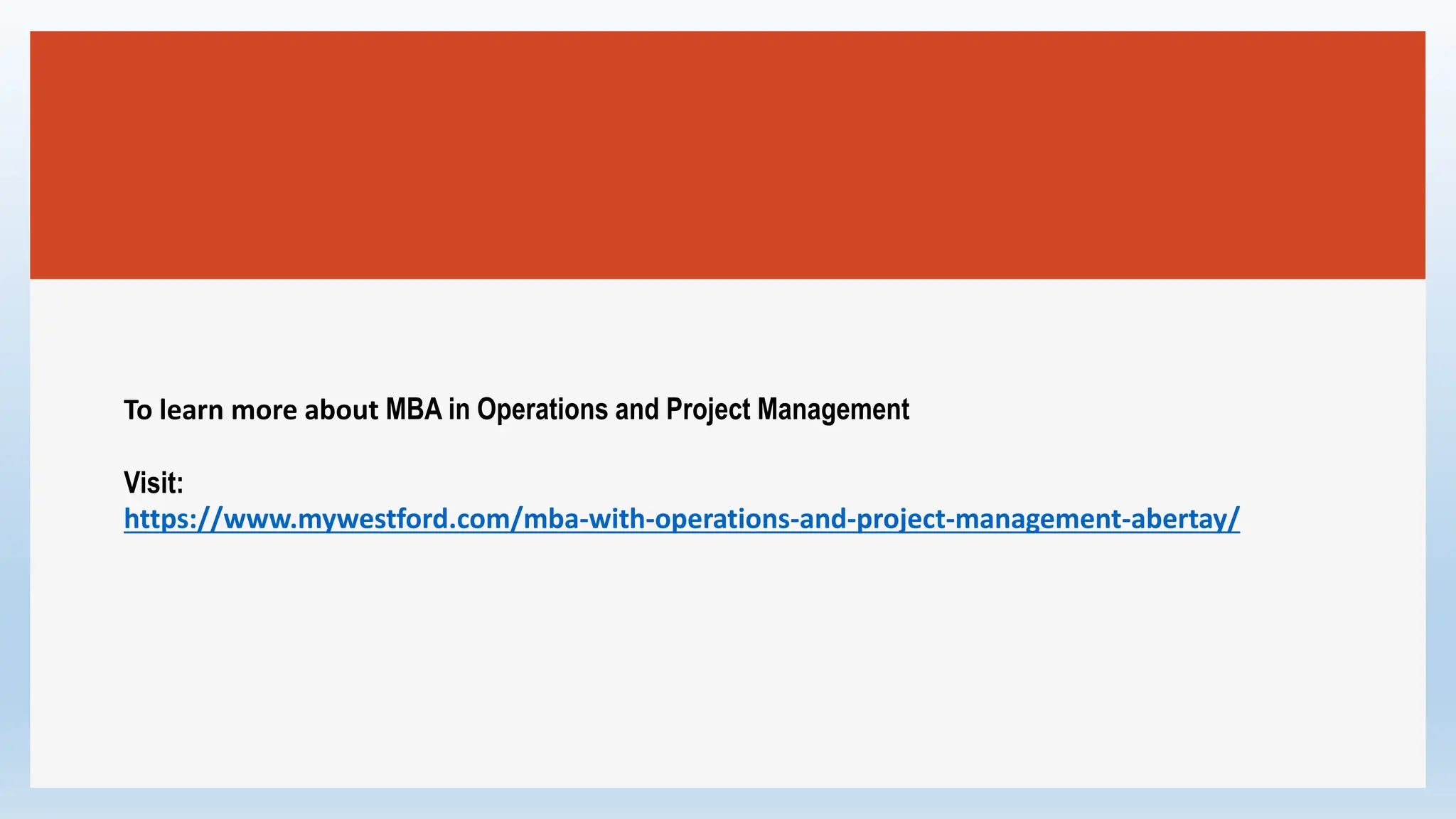 How MBA in Operations and Project Management.pptx