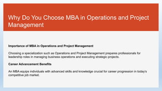 How MBA in Operations and Project Management.pptx