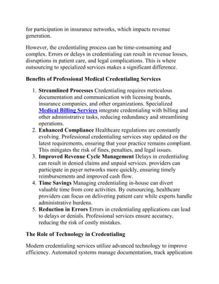 How Medical Credentialing Services Improve Operational Efficiency.pdf