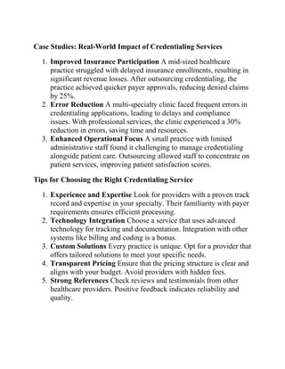 How Medical Credentialing Services Improve Operational Efficiency.pdf
