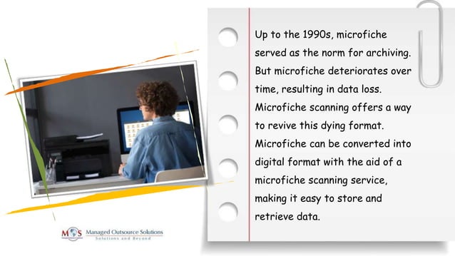 How Microfiche Scanning improves Efficiency | PPT