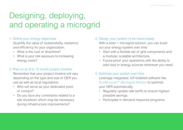How Microgrids Deliver Resilience And Sustainability Ppt
